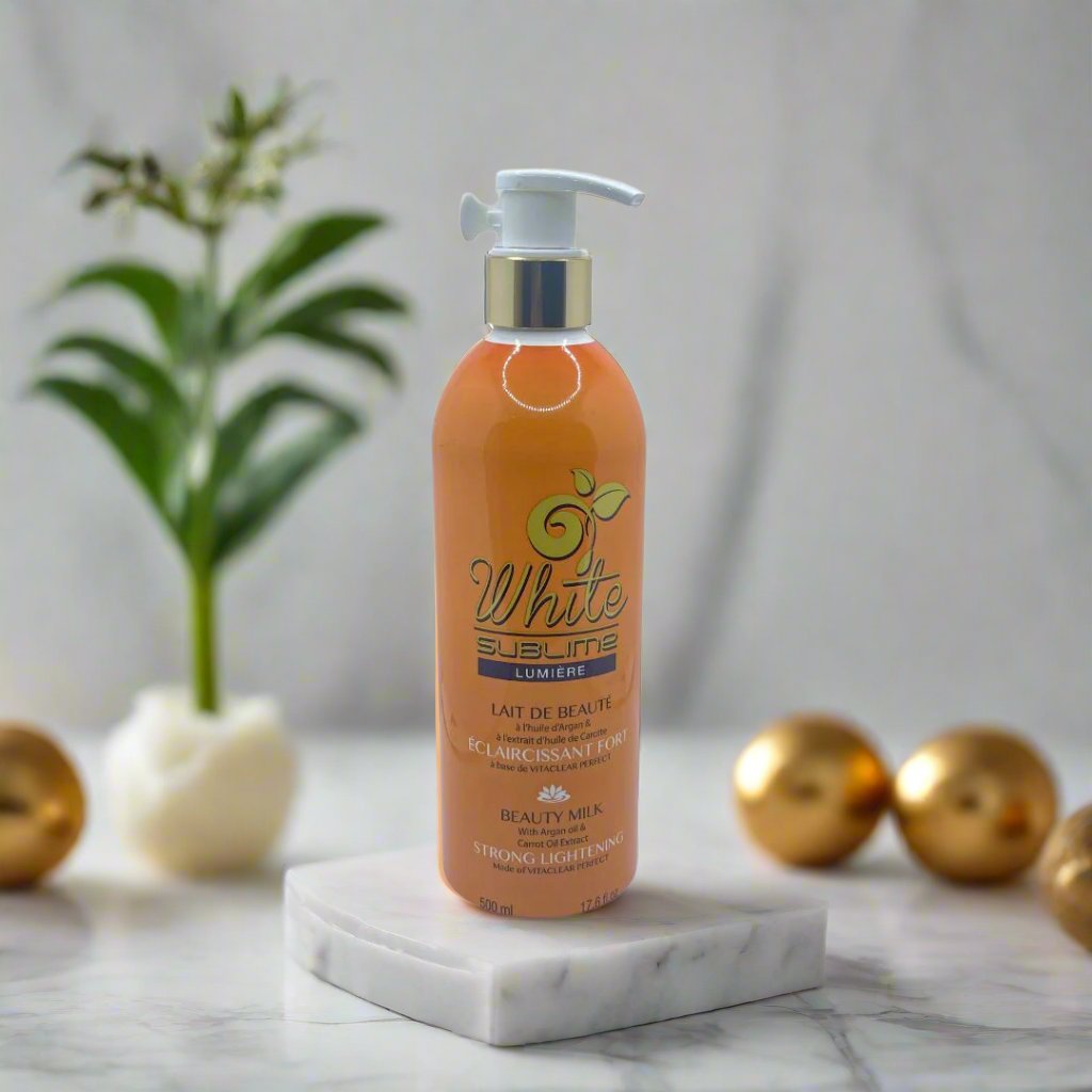White Sublime Strong Body Lotion made with VITACLEAR PERFECT, Argan oi