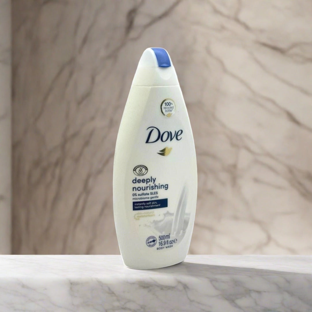 Silky Smooth: Dove Body Wash Bliss! 500ml