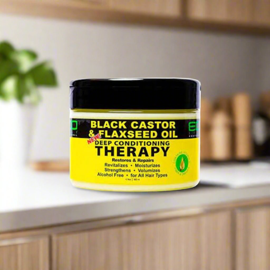 Luxe Lock Love: Black Castor & Flaxseed Elixir